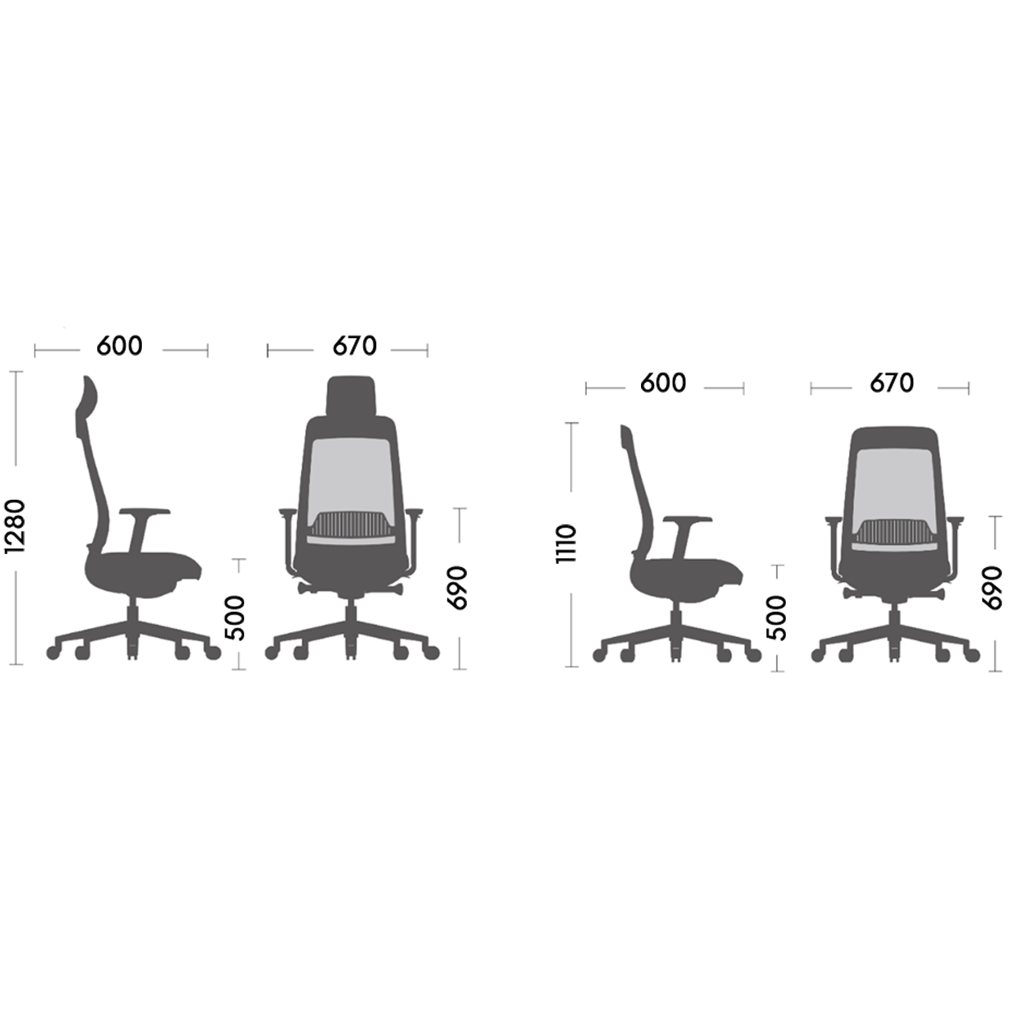Wonder - Dimensions Seating